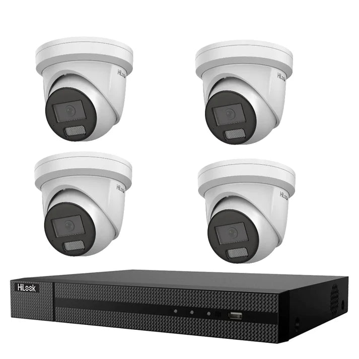 HiLook 8MP Kit 4 x IPC-T282H-MU Camera with IntelliSense, Built-in Mic – CCTVMASTERS.COM.AU