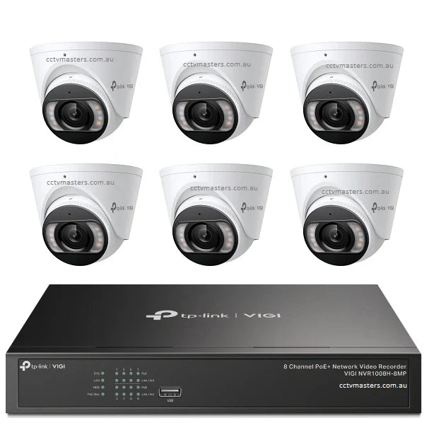 TP-Link 8MP Full-Color IP Camera Kits Full-Color 4K Empowered ...