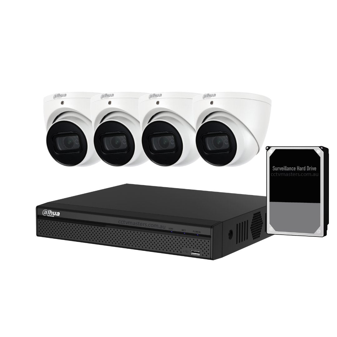 CCTV Surveillance, Dahua 6MPCamera Kits, Dahua CCTV Bundle, Eyeball camera