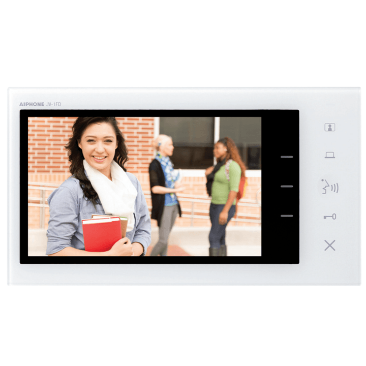 Aiphone JV 2-Wire Intercom Monitor Expansion Station 7" Display Touch ...