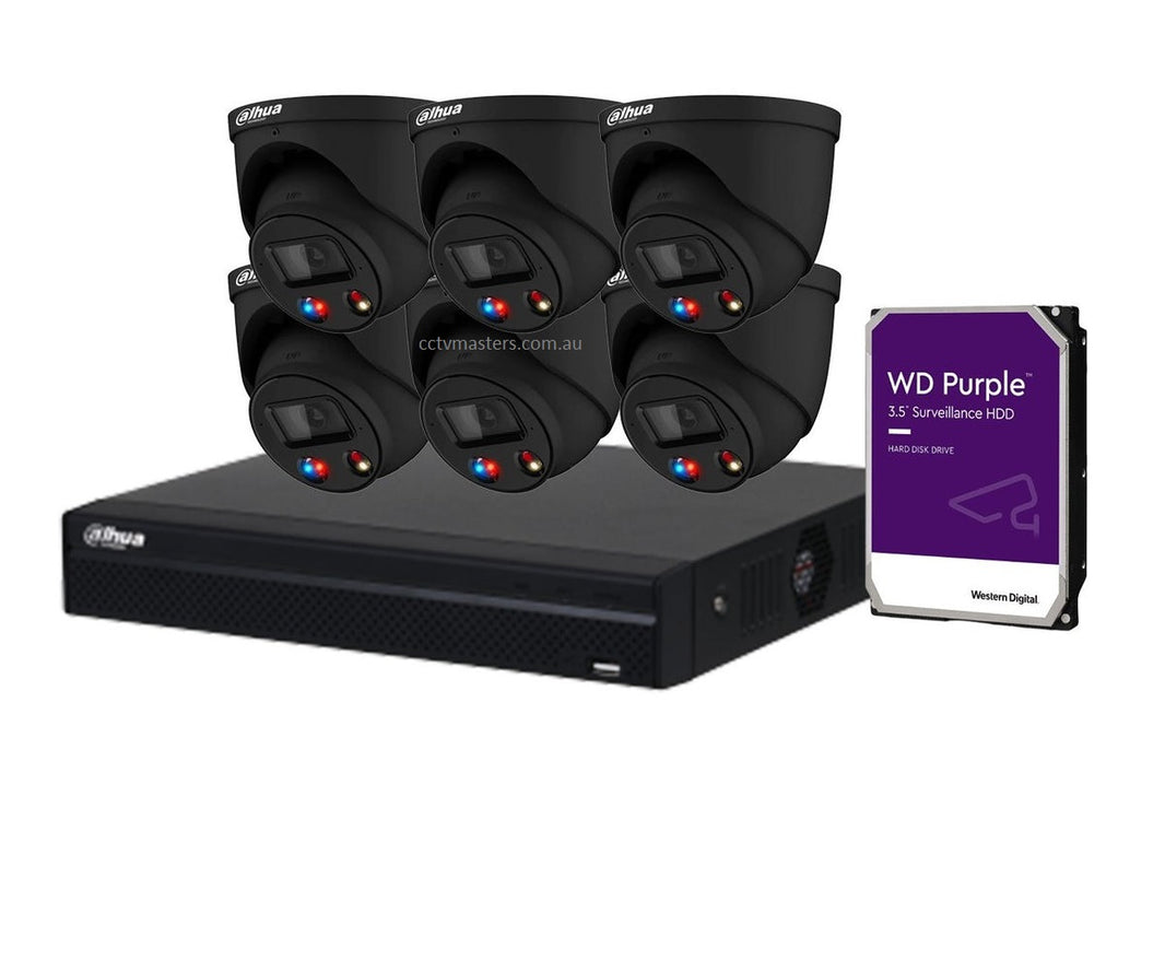 CCTV Surveillance, Dahua 6MPCamera Kits, Dahua CCTV Bundle, Eyeball camera