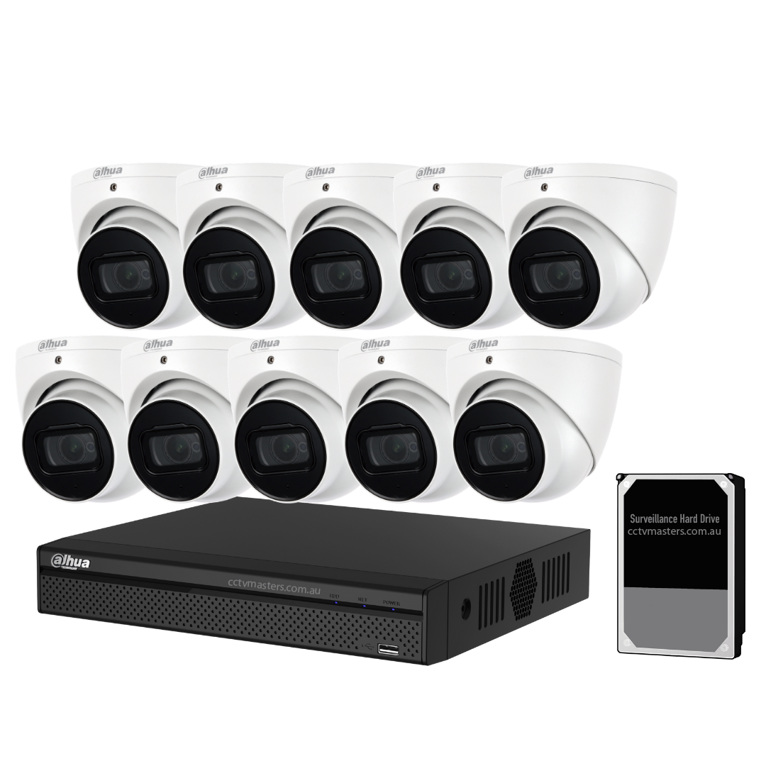 Dahua SMD AI Version 4.0 Camera Kit, 8MP Ultra 4K Eyeball WizSense ...