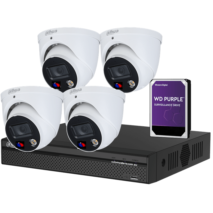 CCTV Surveillance, Dahua 6MPCamera Kits, Dahua CCTV Bundle, Eyeball camera